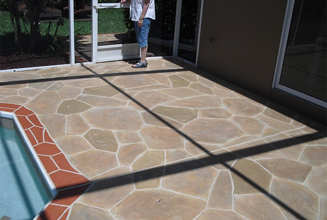 Concrete Resurfacing For Pool Decks and Driveways - Wizard Concrete