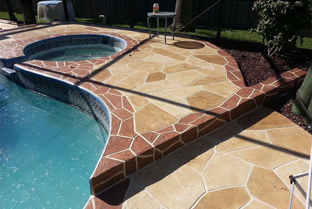 Concrete Resurfacing For Pool Decks and Driveways - Wizard Concrete